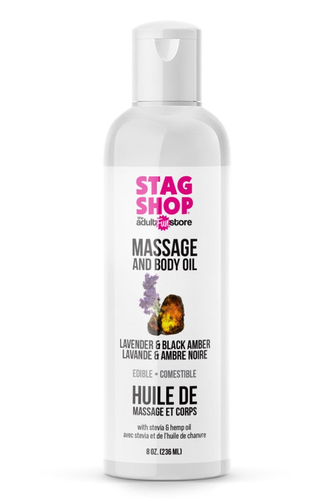 Stag Shop - Massage & Body Oil - Assorted Sizes & Flavors